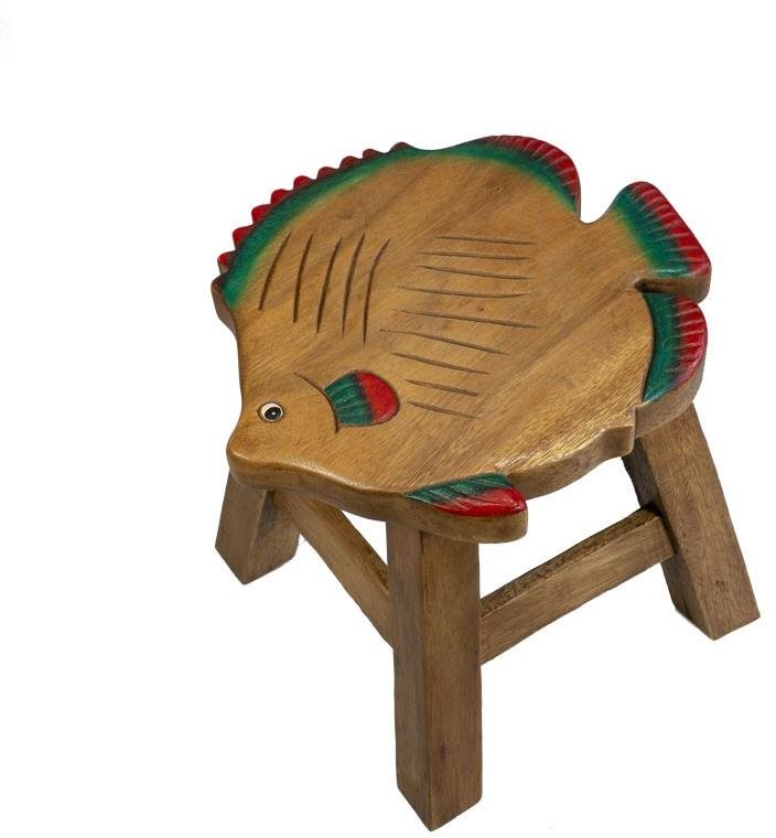 Dřevěná dětská stolička - RYBA TVAROVANÁ - Stolička | Alza.cz