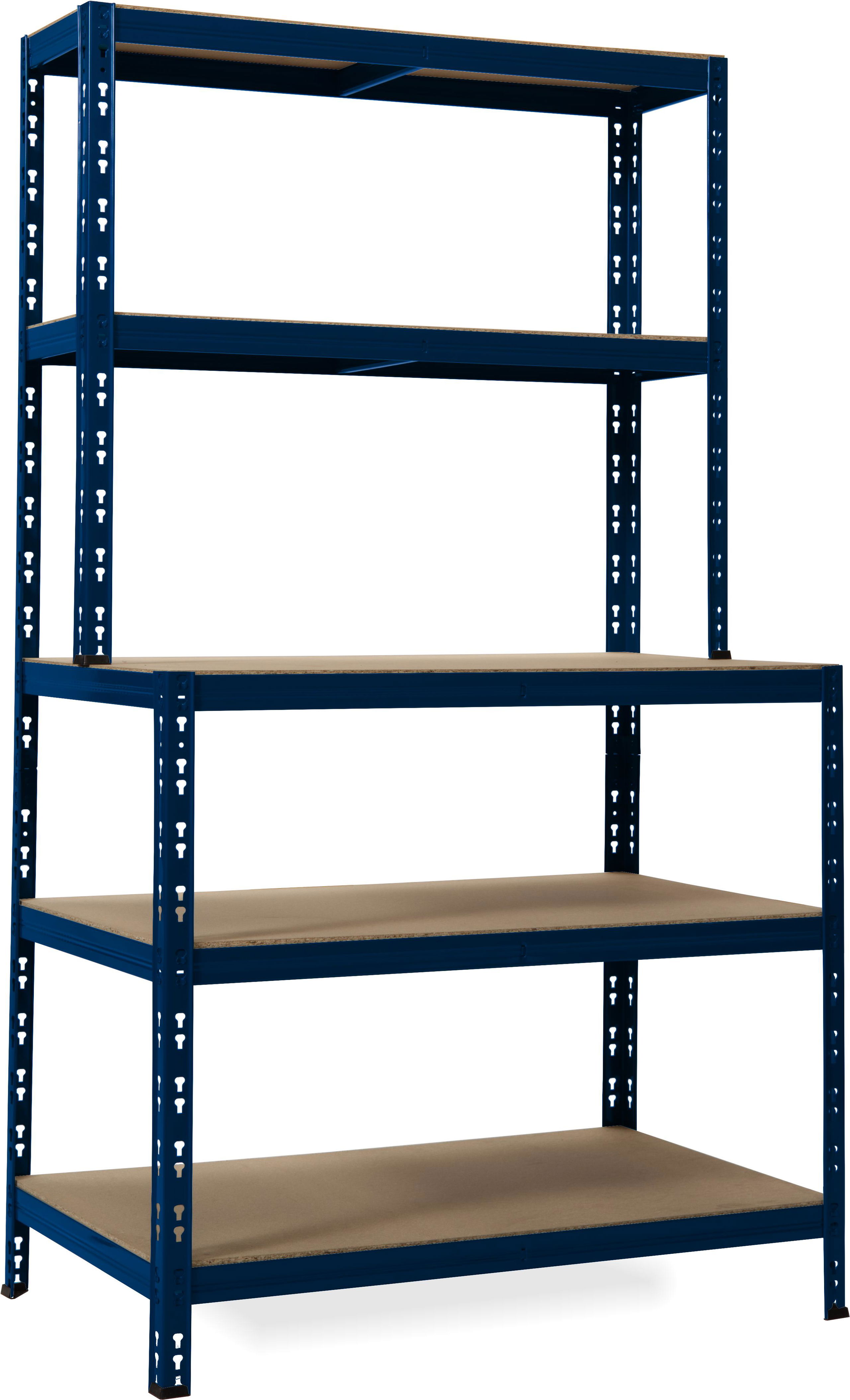 Regál ST s pracovní plochou 180 × 100 x 60 cm - Regál | Alza.cz