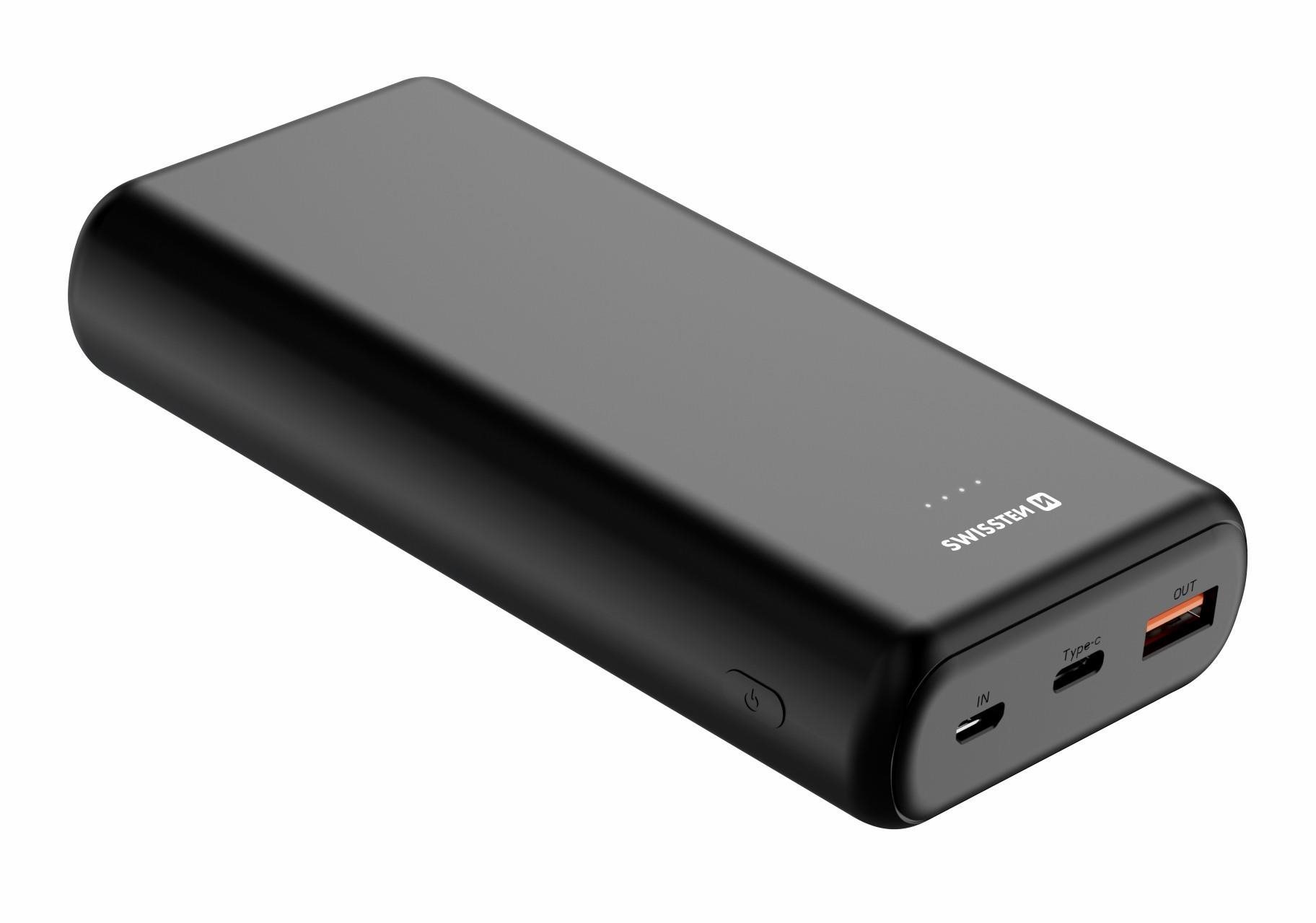 Swissten Power Line Power Bank 20000 mAh 20W Power Delivery černá ...