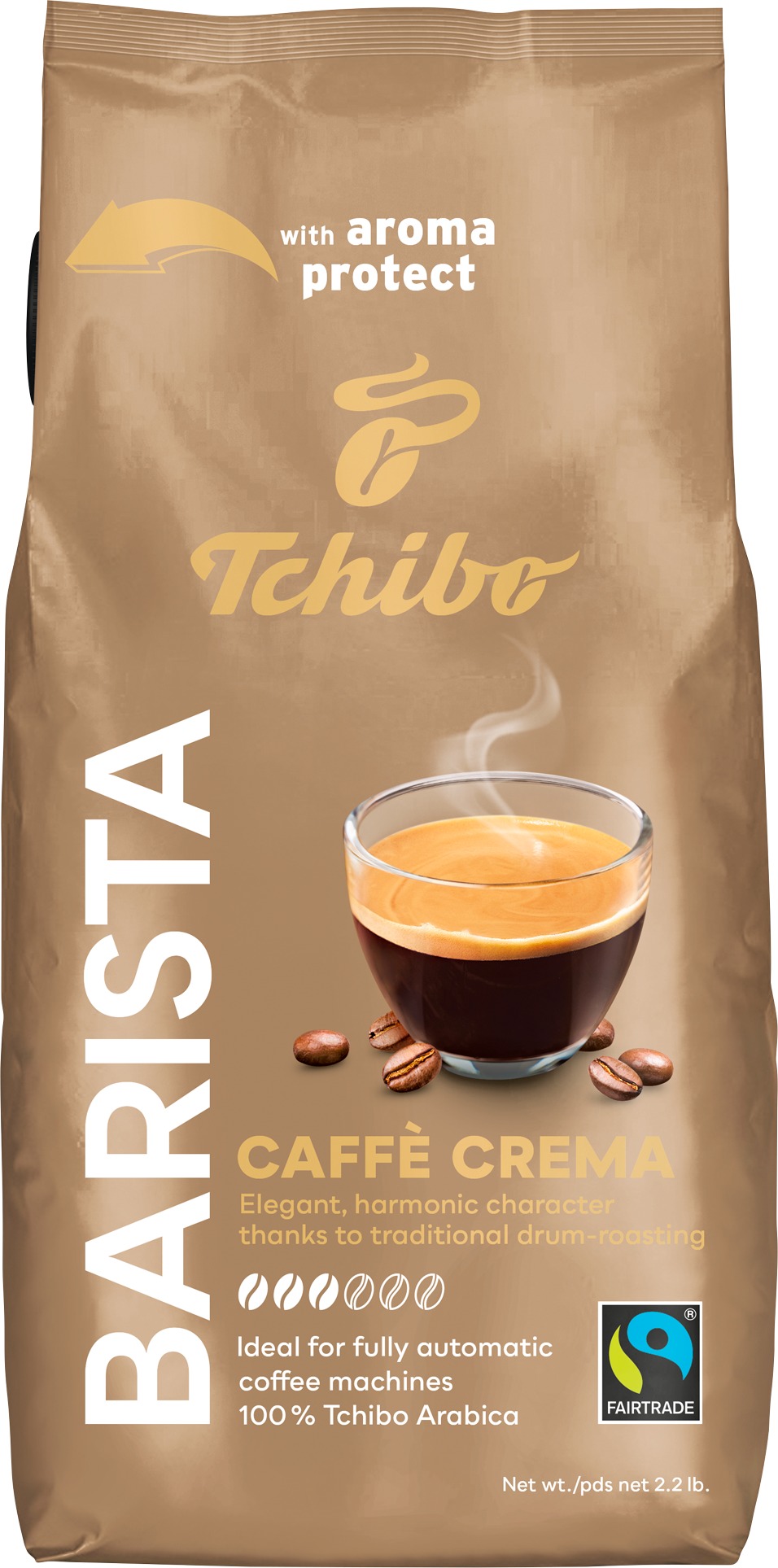 Tchibo Barista Caffé Crema, zrnková, 1000g - Káva | Alza.cz