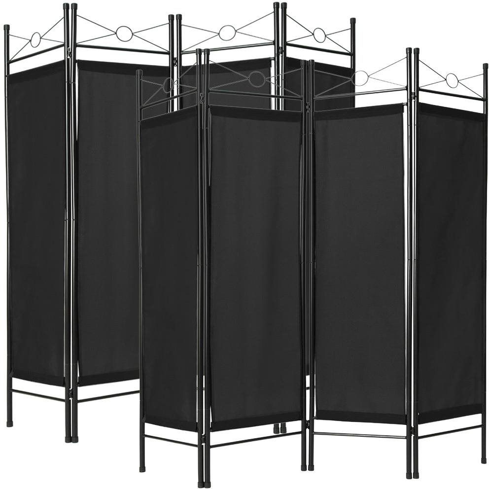 Tectake 2 Paravány 180×160×2,5cm - černá - Paraván | Alza.cz