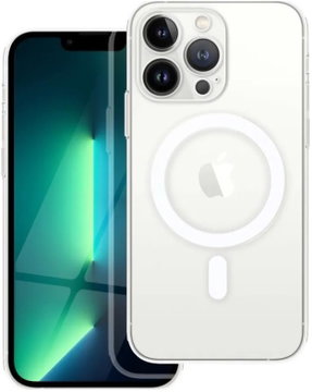 TopQ Kryt Clear Magnetic iPhone 13 Pro pevný priehľadný 75557 - Kryt na ...