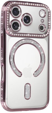 TopQ Zadní kryt Bling Magsafe pro iPhone 17 Pro Max pink - Kryt na ...