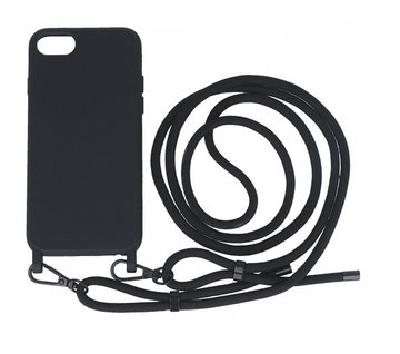 TopQ Kryt Simple iPhone SE 2020 čierny so šnúrkou 111406 - Kryt na ...