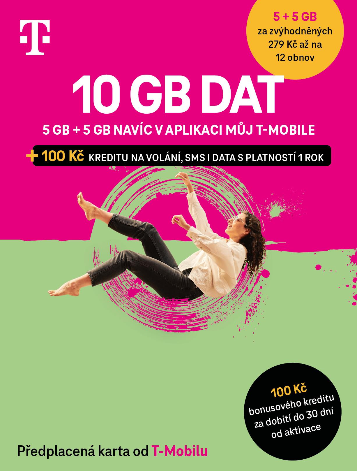 T-Mobile předplacená karta 10GB za 149 Kč - SIM karta | Alza.cz
