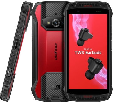 UleFone Armor 15 TWS Earphones 6GB/128GB červená - Mobilní telefon ...