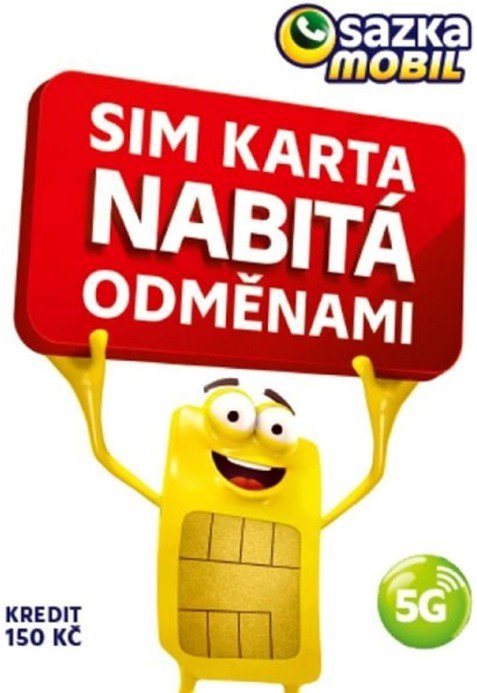 Vodafone předplacená SIM karta SAZKAmobil - SIM karta | Alza.cz