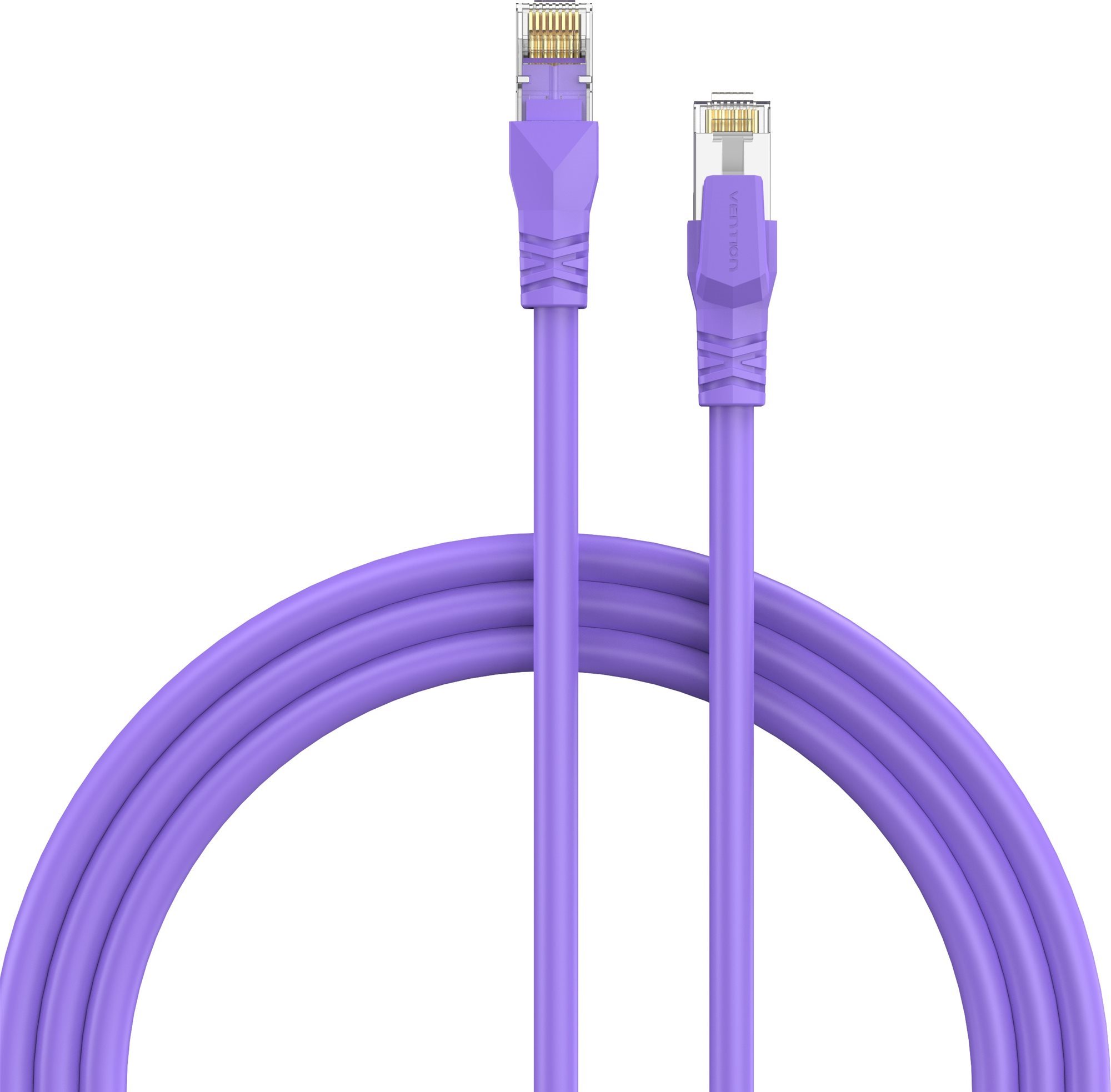 Vention Cat.6A SFTP Industrial Flexible Patch Cable 0.5M Purple ...