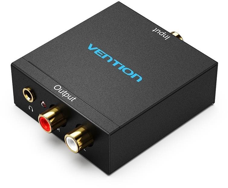 Vention Optical Fiber / Coaxial Digital Audio to TRS 3.5mm / 2 RCA ...