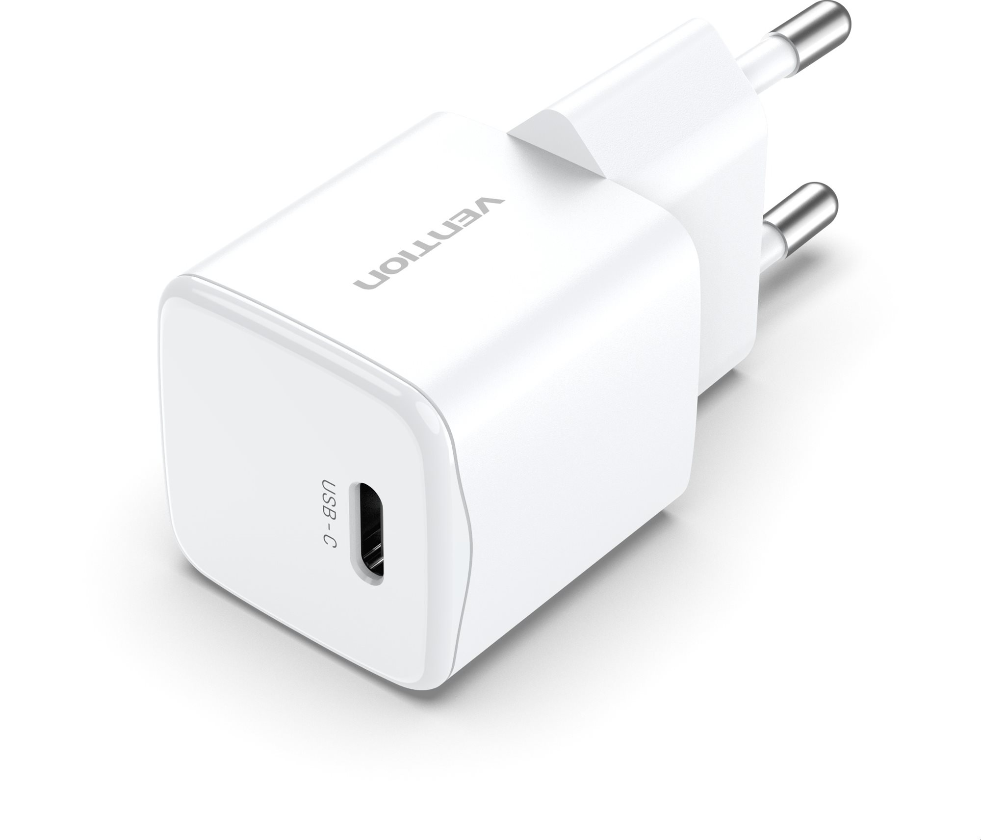 Vention Ultramini 1-Port USB-C Wall Charger (20W) EU-Plug White - Töltő ...