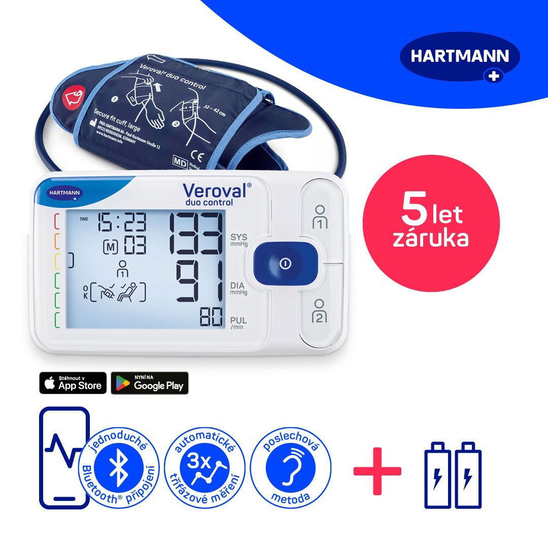 HARTMANN Veroval Duo Control za 2 279 Kč - Tlakoměr | Alza.cz