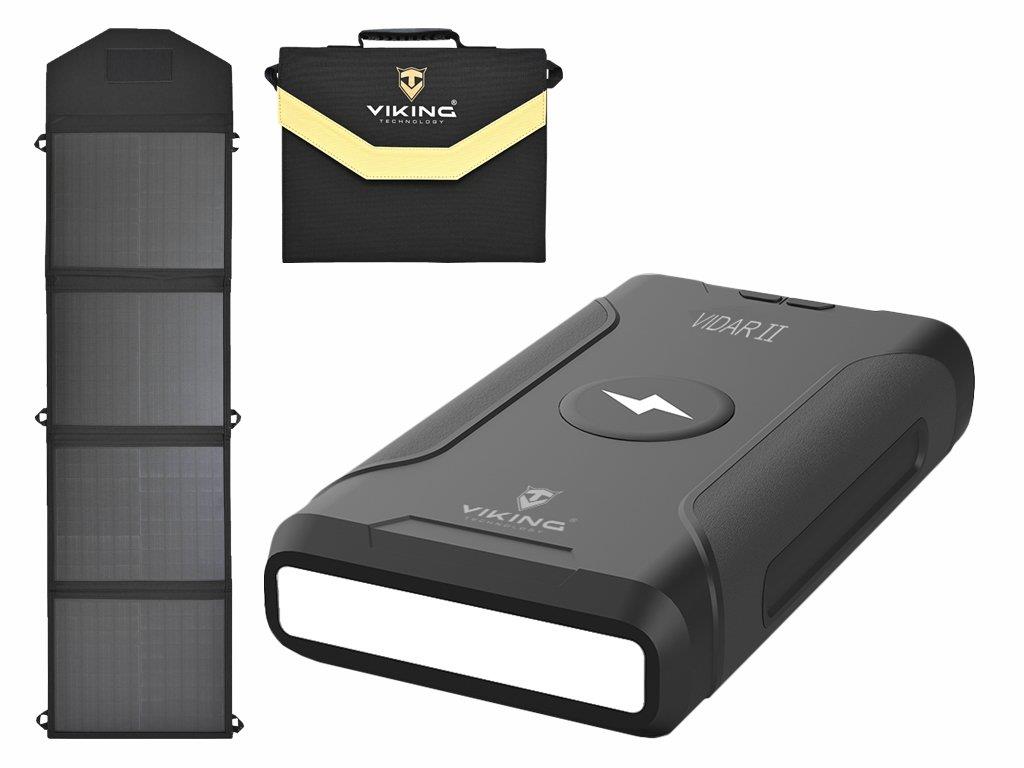 Viking VIDAR II 72000mAh a solární panel Viking L60 - Powerbanka | Alza.cz