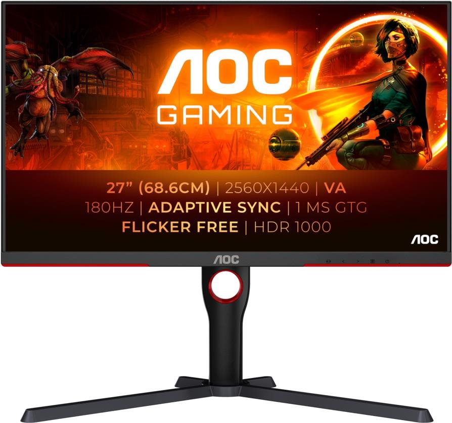 27" AOC Q27G3XMN/BK Gaming MiniLED - Monitor | Alza.cz