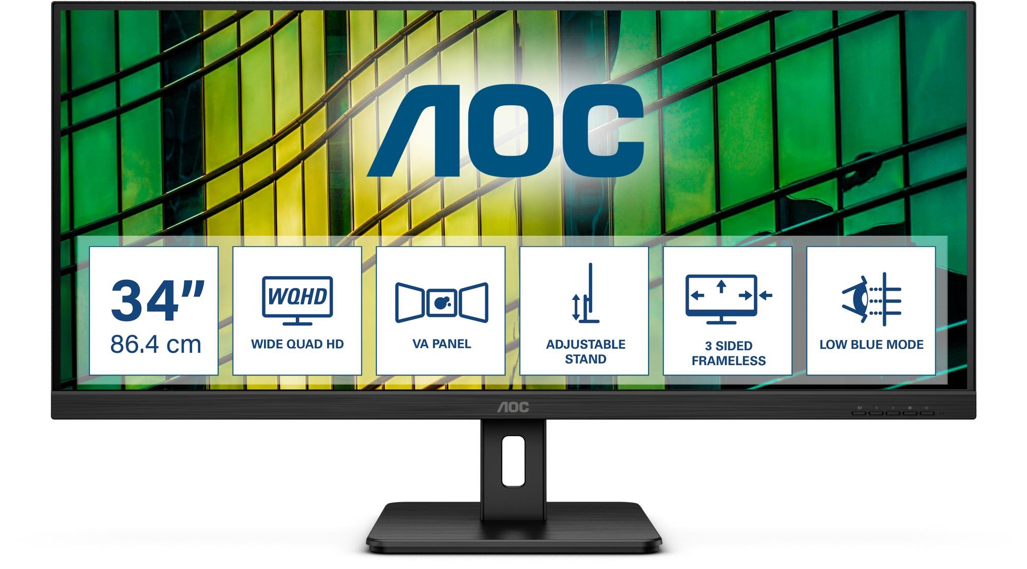 34" AOC U34E2M za 274,90 € - Monitor | Alza.sk
