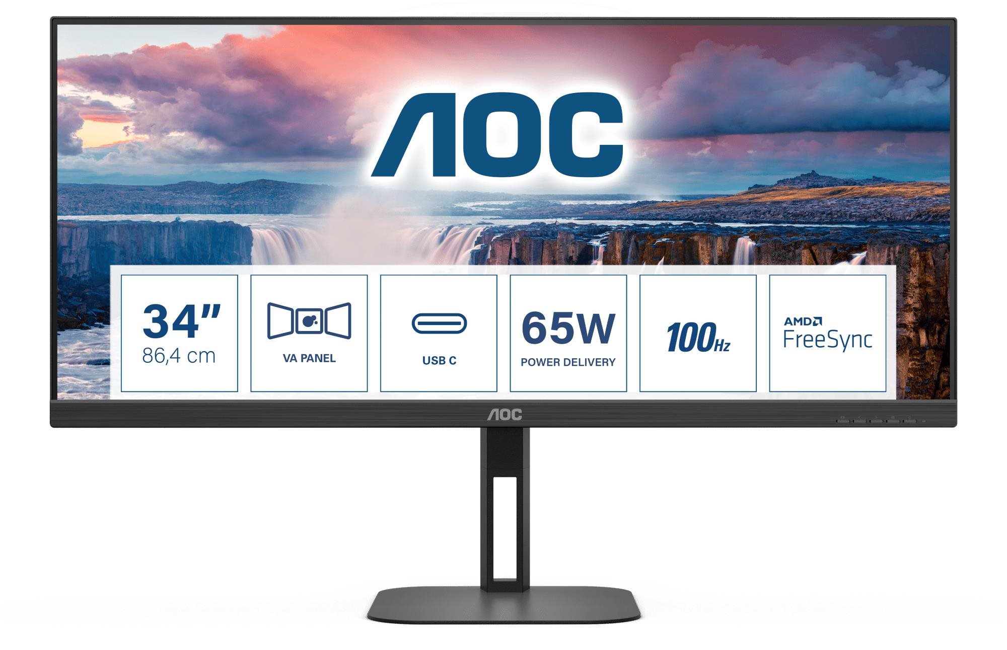 34" AOC U34V5C/BK - Monitor | Alza.sk