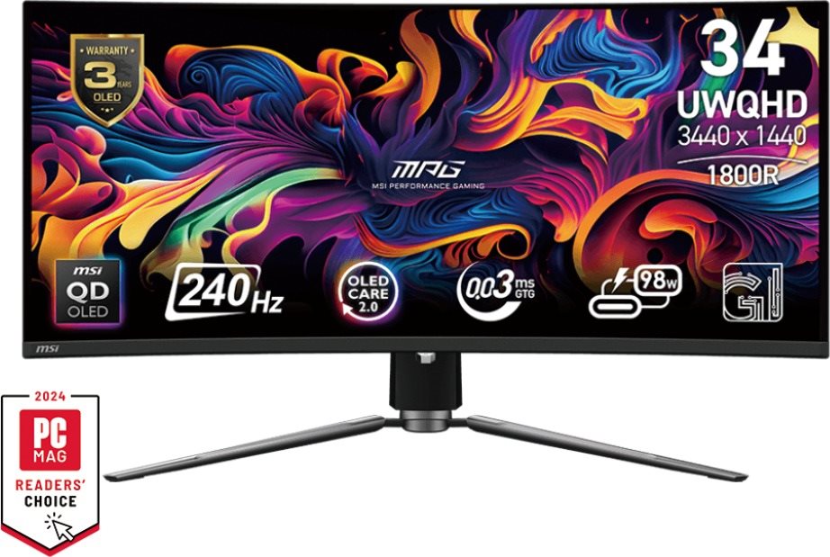 34" MSI MPG 341CQPX QD-OLED - Monitor | Alza.cz