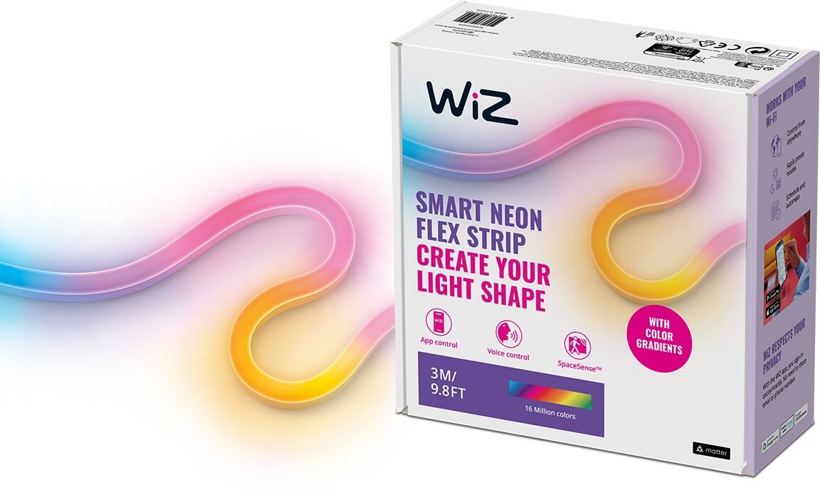 WiZ neon flex strip 3m kit Type-C - LED pásek | Alza.cz