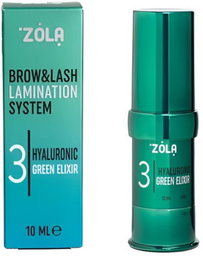 ZOLA Color Lab Hyaluronic Green Elixir No.3 – krok 3 laminace řas a ...