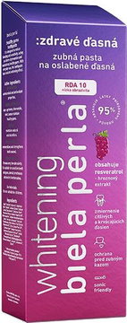 BIELA PERLA Whitening zdravé ďasná 75 ml - Zubná pasta | Alza.sk