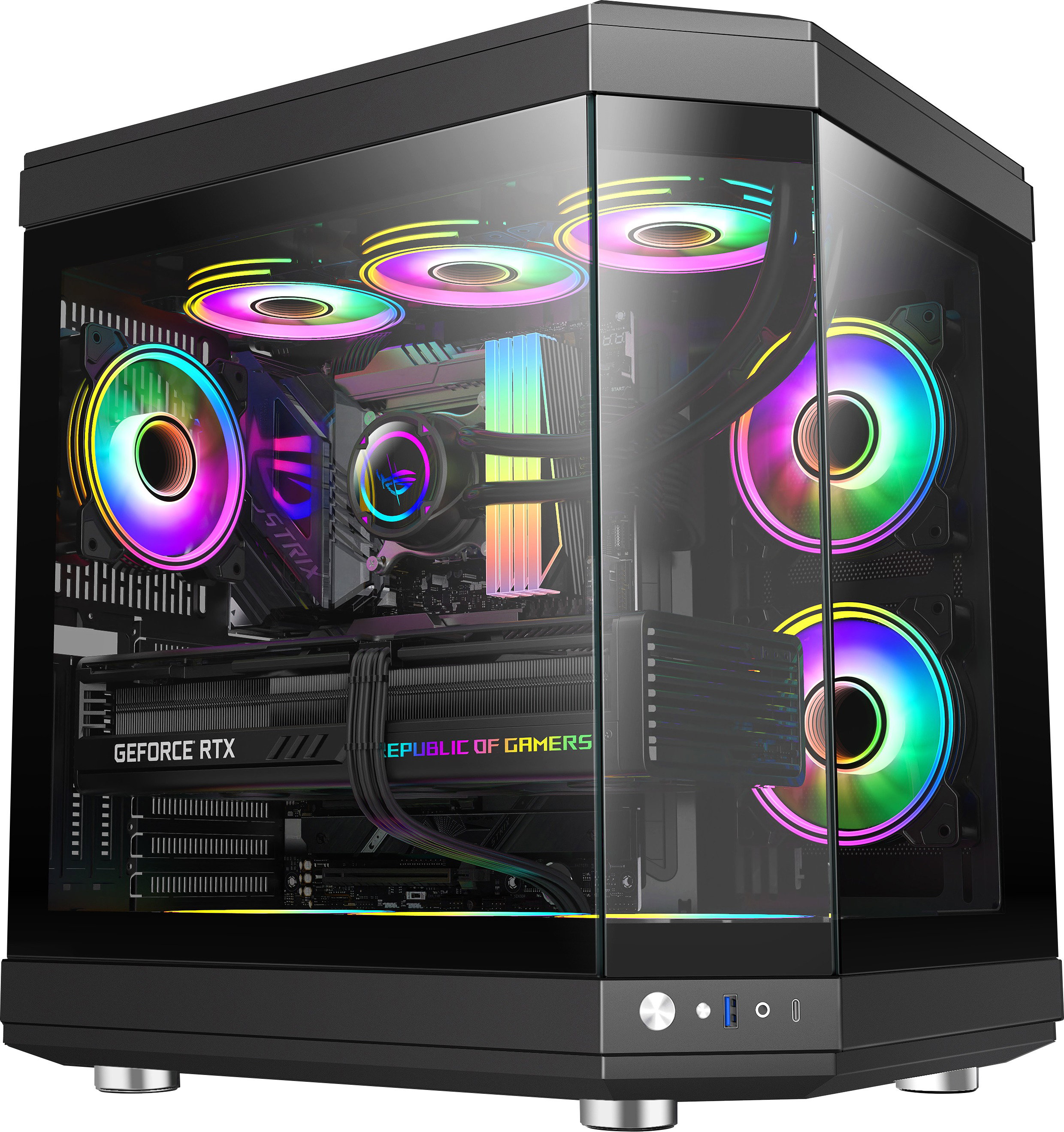 GameMax HYPE Black - PC skrinka | Alza.sk
