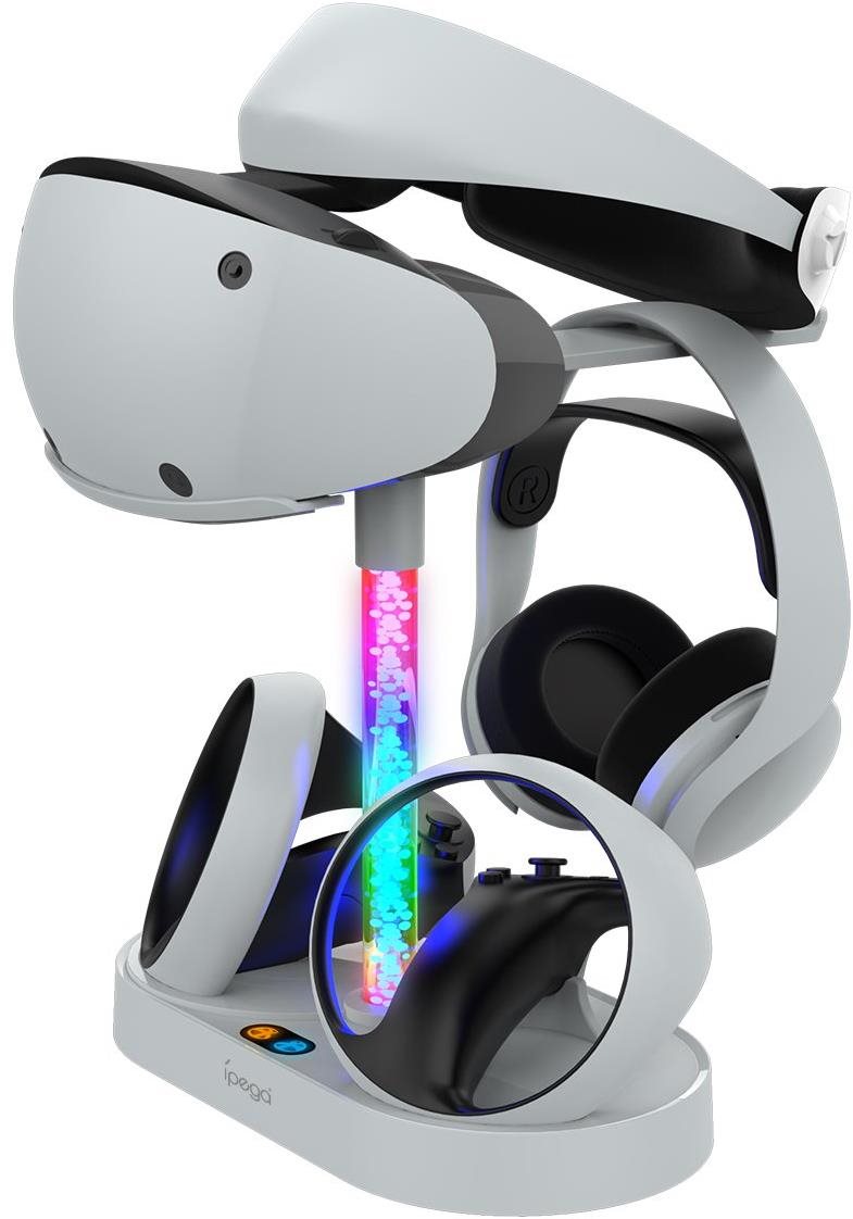 iPega P5 V001 Multifunkční Nabíjecí Stojan pro PS VR2 - Stojan na herní ...
