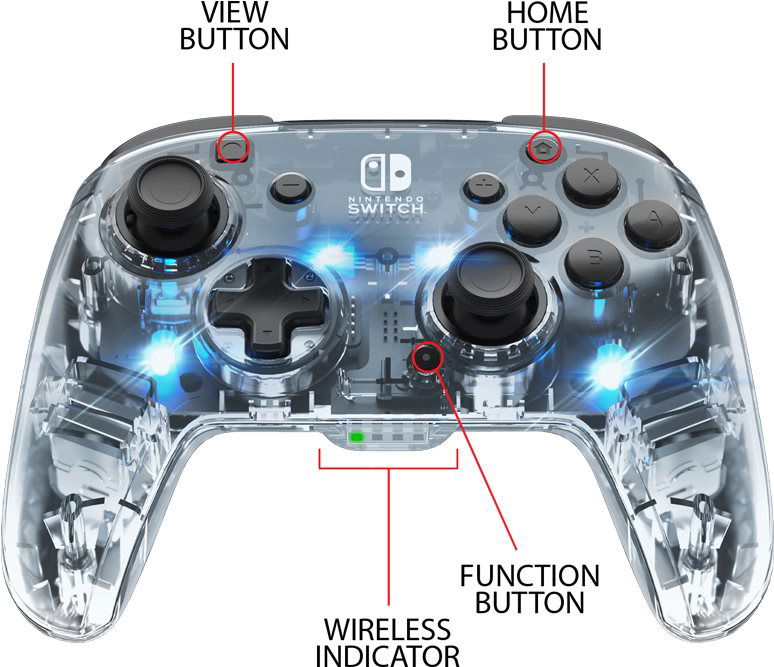PDP Afterglow Wireless Deluxe Controller Nintendo Switch Gamepad Alza.cz