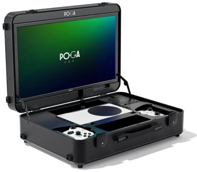 POGA Pro Xbox One X Travel Case with LCD Monitor Black Suitcase Alza.cz